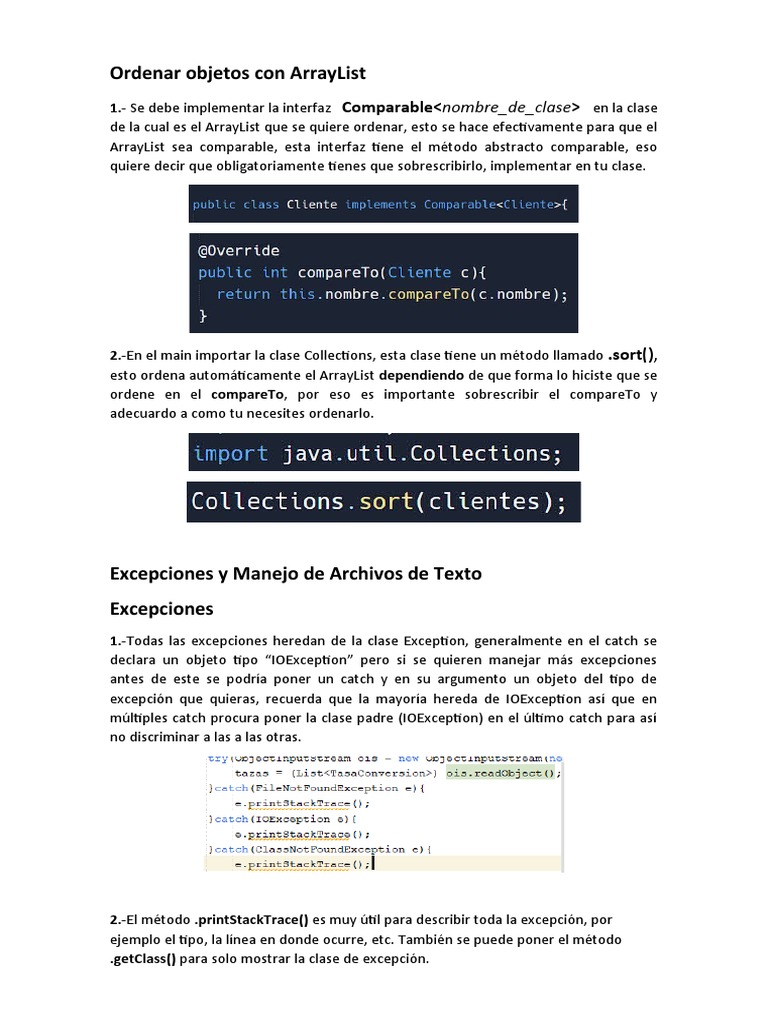 Resumen Para El Examen De Poo Segundo Parcial Pdf Archivo De Computadora Constructor
