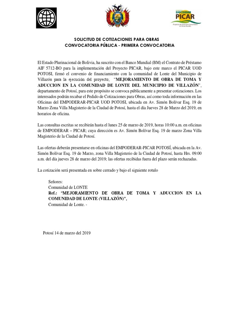 5c8aefb3c1622 - Mejoramiento de Obra de Toma y Aduccion en La Comunidad ...