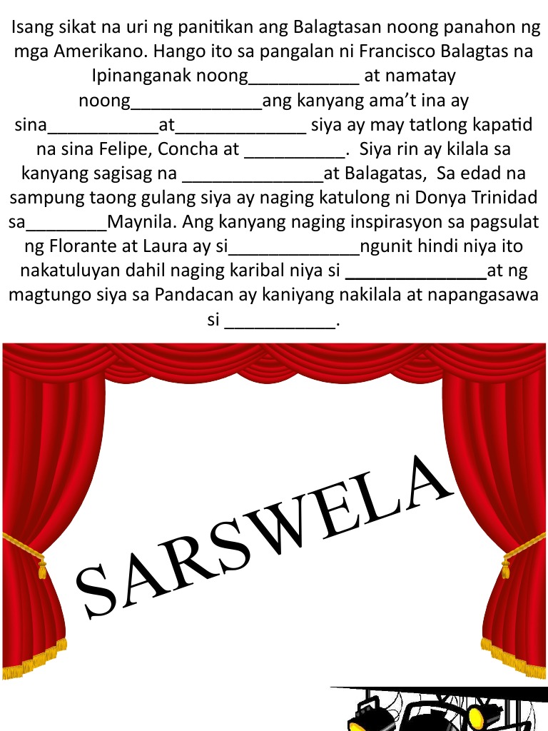 Powerpoint Presentation Sarswela | PDF