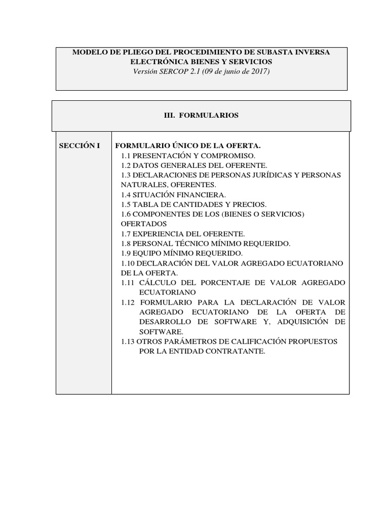 1-FORMULARIO UNICO DE LA OFERTA-signed-signed | PDF | Oferta (economía) | Ecuador