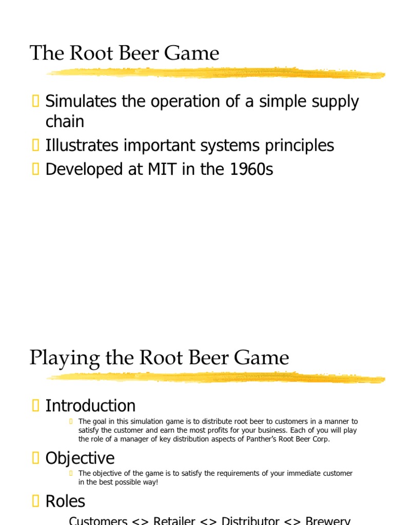 Beer Game | PDF