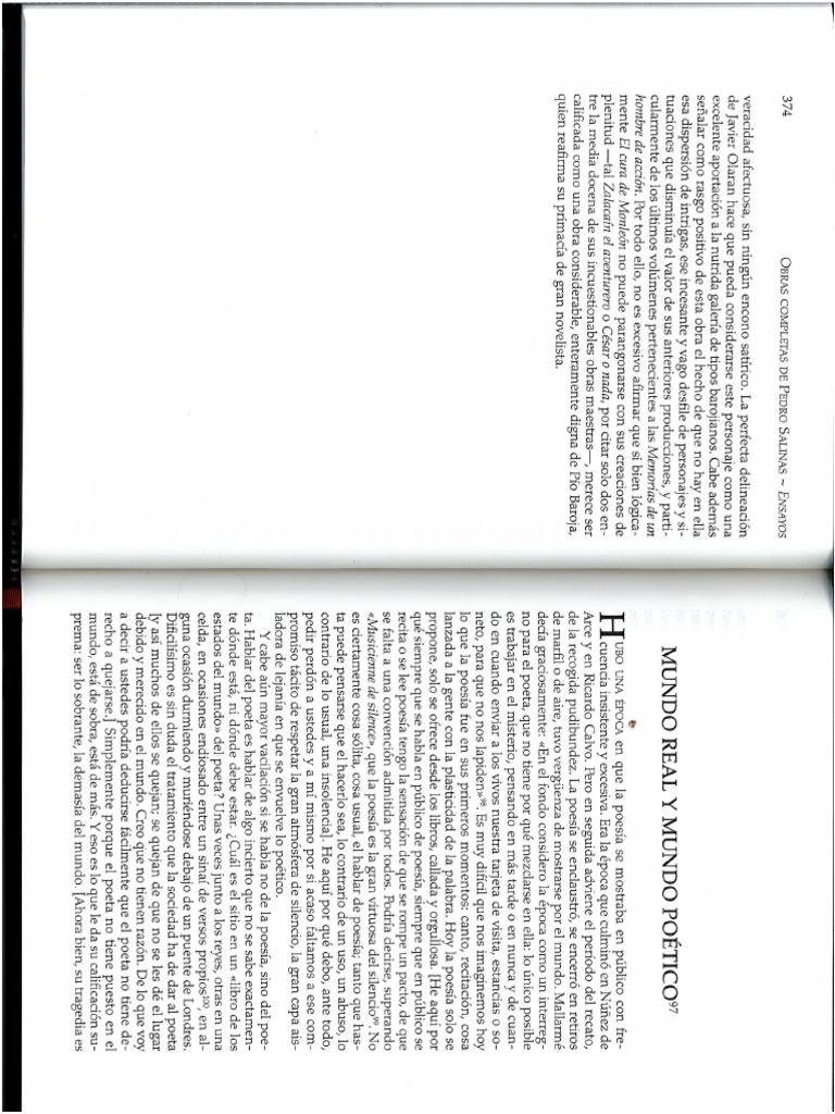 Mundo Real, Mundo Poetico | PDF