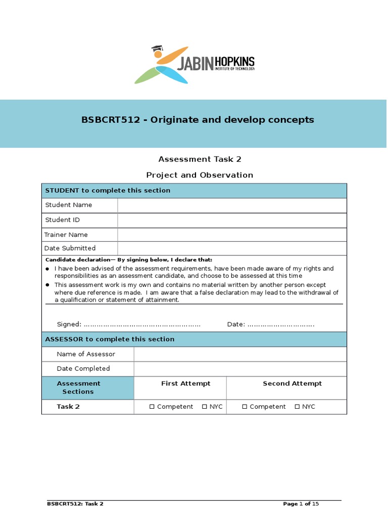 BSBCRT512 Task 2 Project Final | PDF