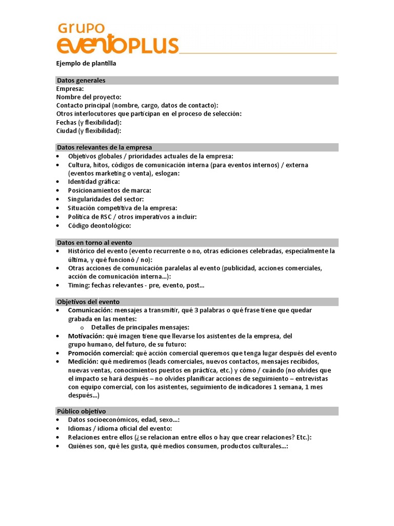 Semana 2 Plantilla de Brief 2 | PDF | Comunicación | Business