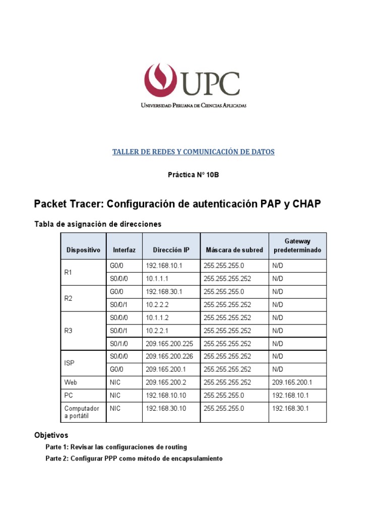 Configuración PAP y CHAP en PPP | PDF | Informática