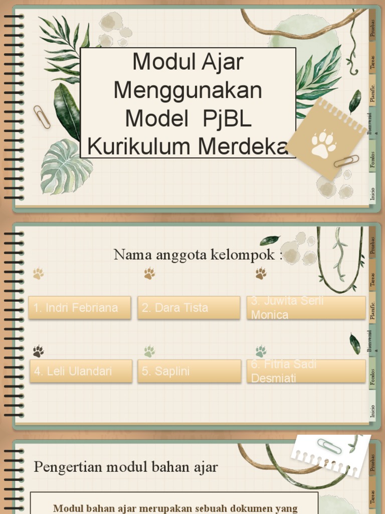 Modul Ajar PjBL Kurikulum Merdeka | PDF
