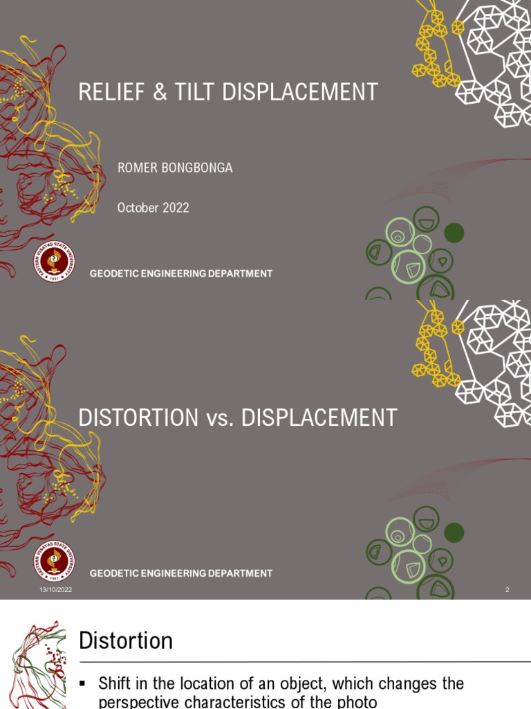 Relief and Tilt Displacement | PDF | Camera | Optics