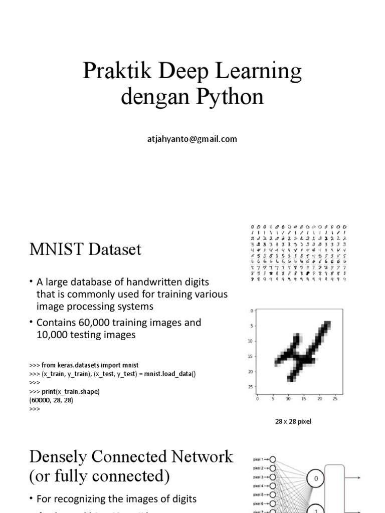 12 3 Praktik Deep Learning Dengan Python Pdf Artificial