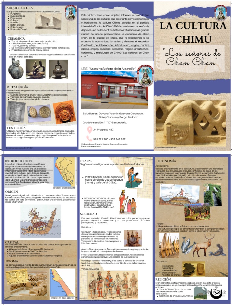 La Cultura Chimú-Tríptico | PDF