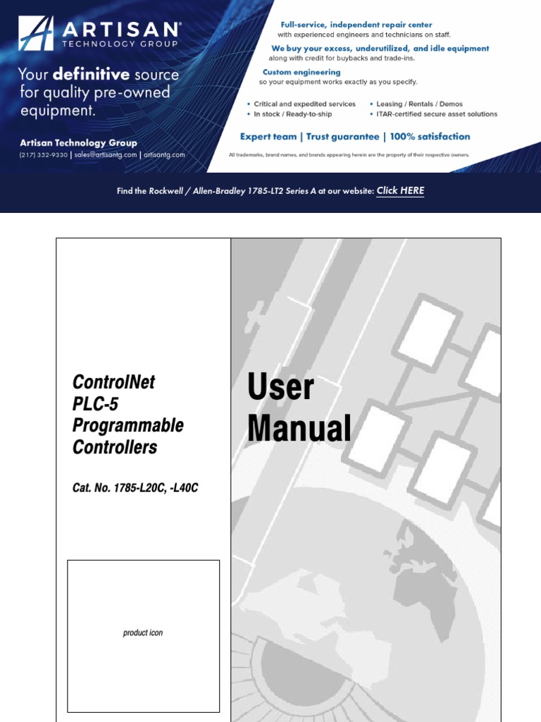 Allen Bradley PLC 5 Manual | PDF | Computer Network | Input/Output