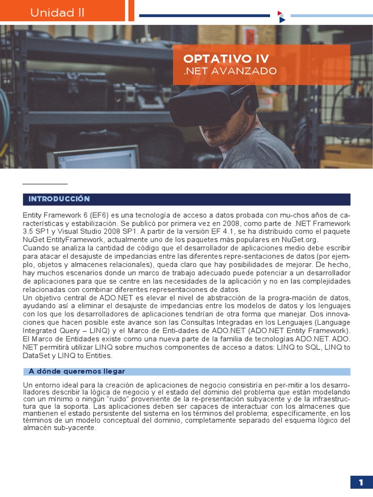 U2 - NET Avanzado | PDF | SQL | Consulta integrada de idiomas