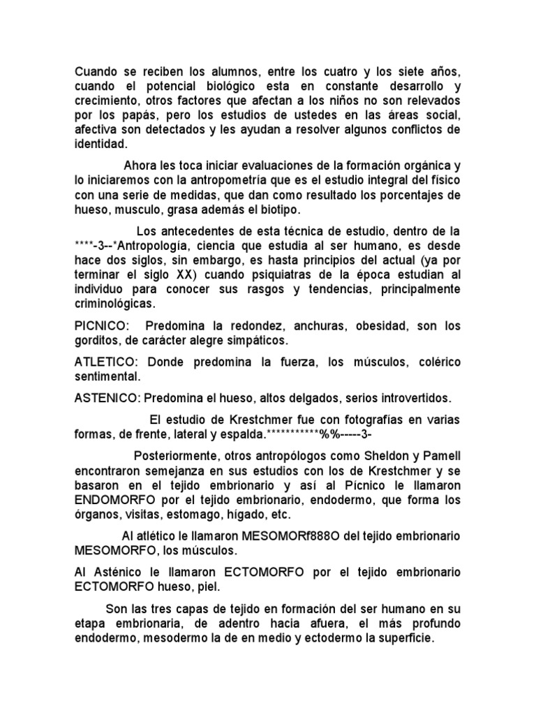 ANTRO | PDF | Peso | Tejido adiposo