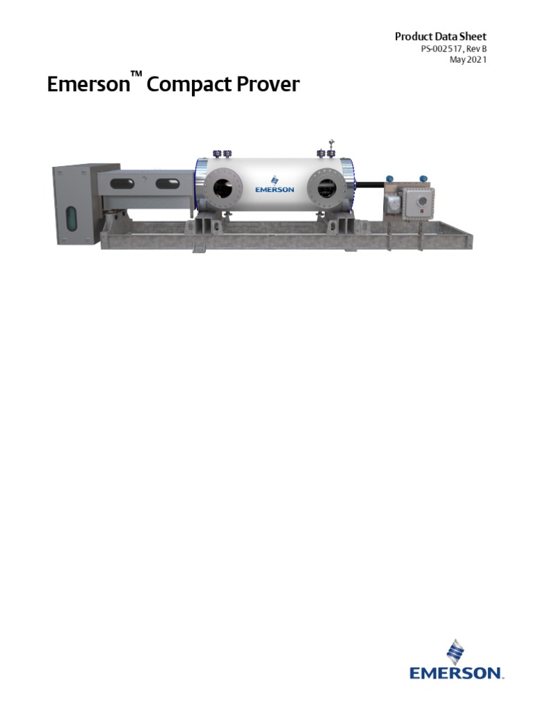 Product Data Sheet Emerson S Next Generation Compact Prover en 7273482 ...
