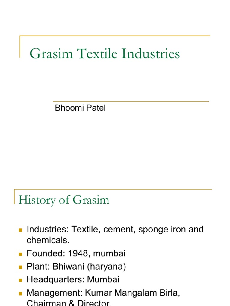 Grasim Meaning and Manglam Lab Bhiwani | PDF | Business