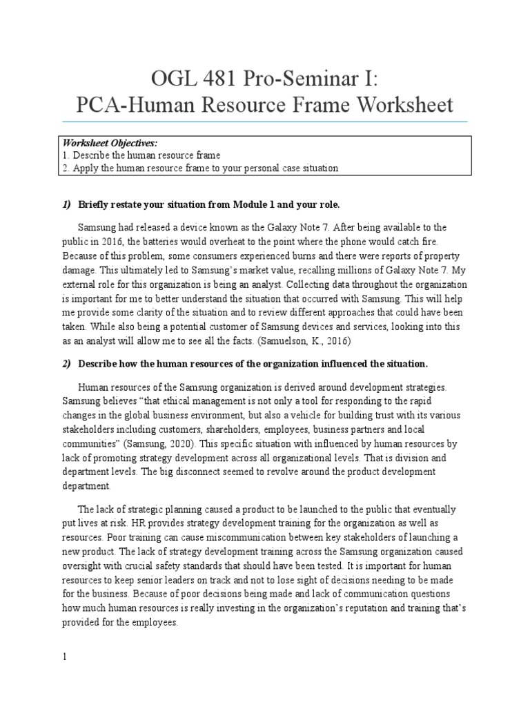 Pca HR Frame Module 3 | Download Free PDF | Human Resource Management ...