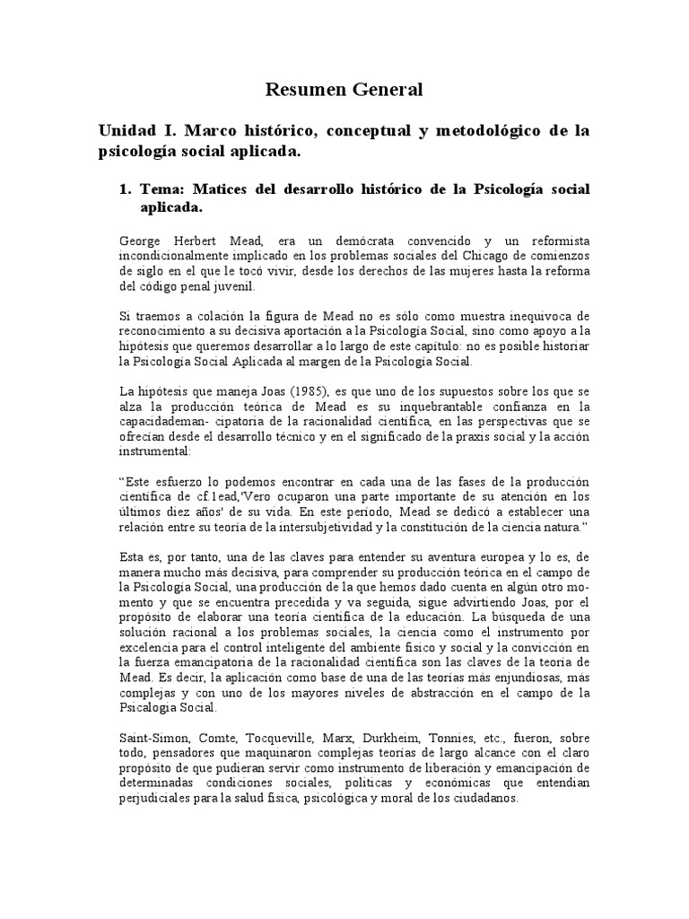 Resumen General | PDF