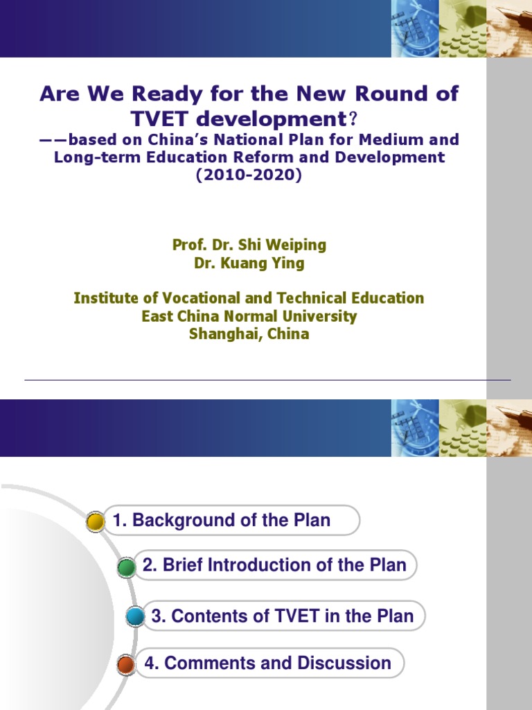 Tvet in China | PDF | Vocational Education | Teachers