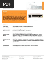 Raisecom - RAX700 Series Datasheet | PDF | Network Switch | Ethernet
