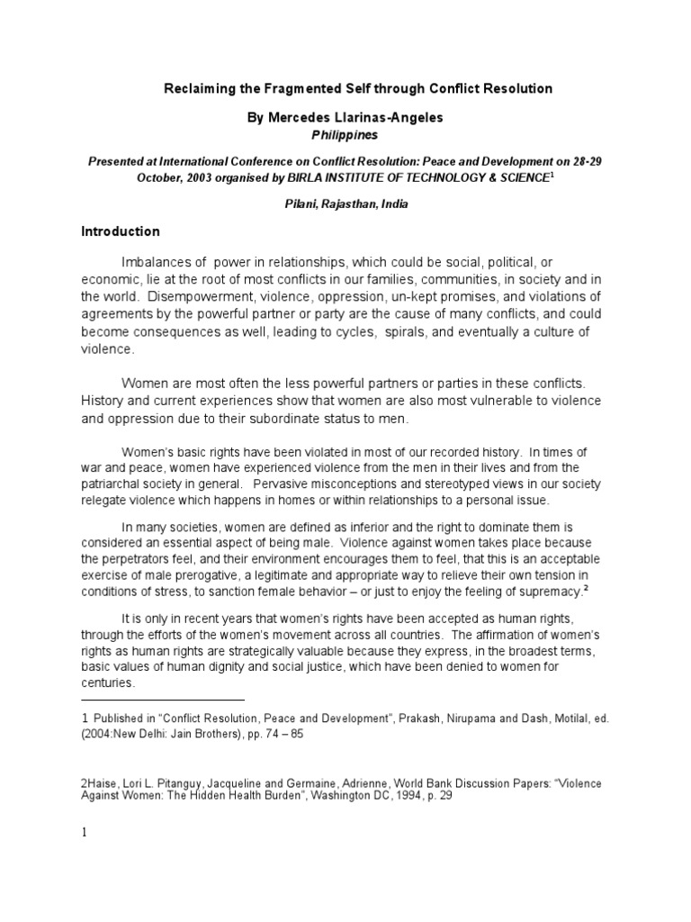 Reclaiming The Fragmented Self | Download Free PDF | Psychological ...