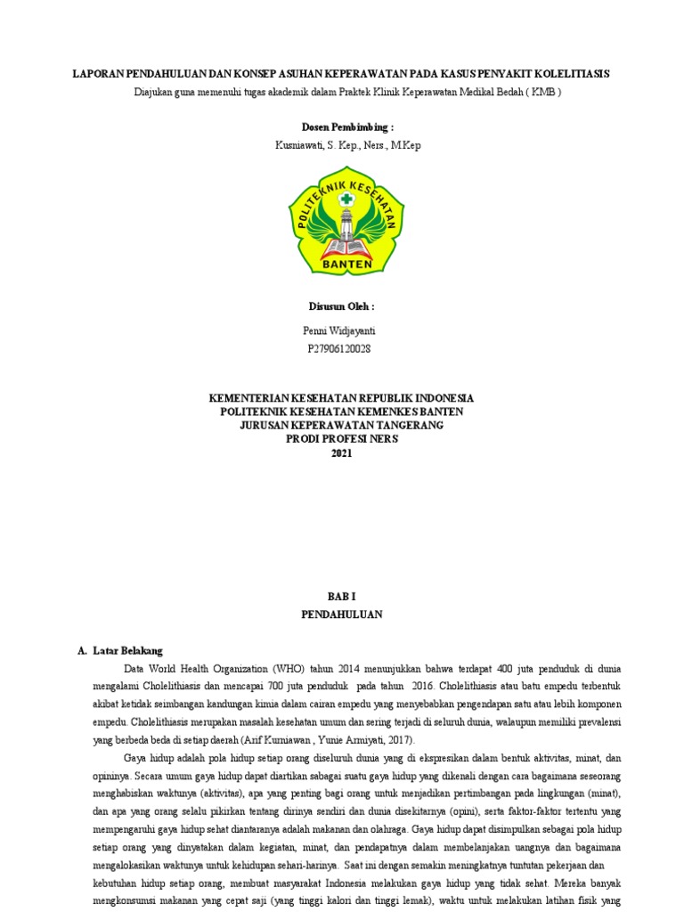 Lp+askep Kolel | PDF