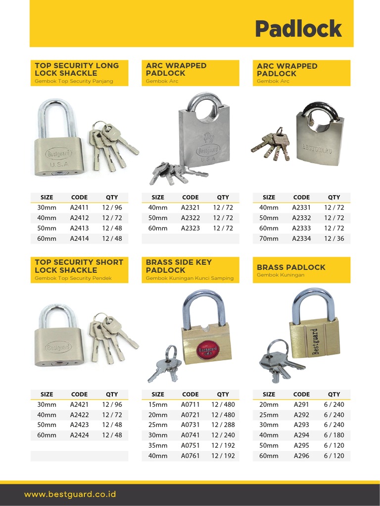 Bestguard Catalog 2021SBM | PDF | Screw | Door
