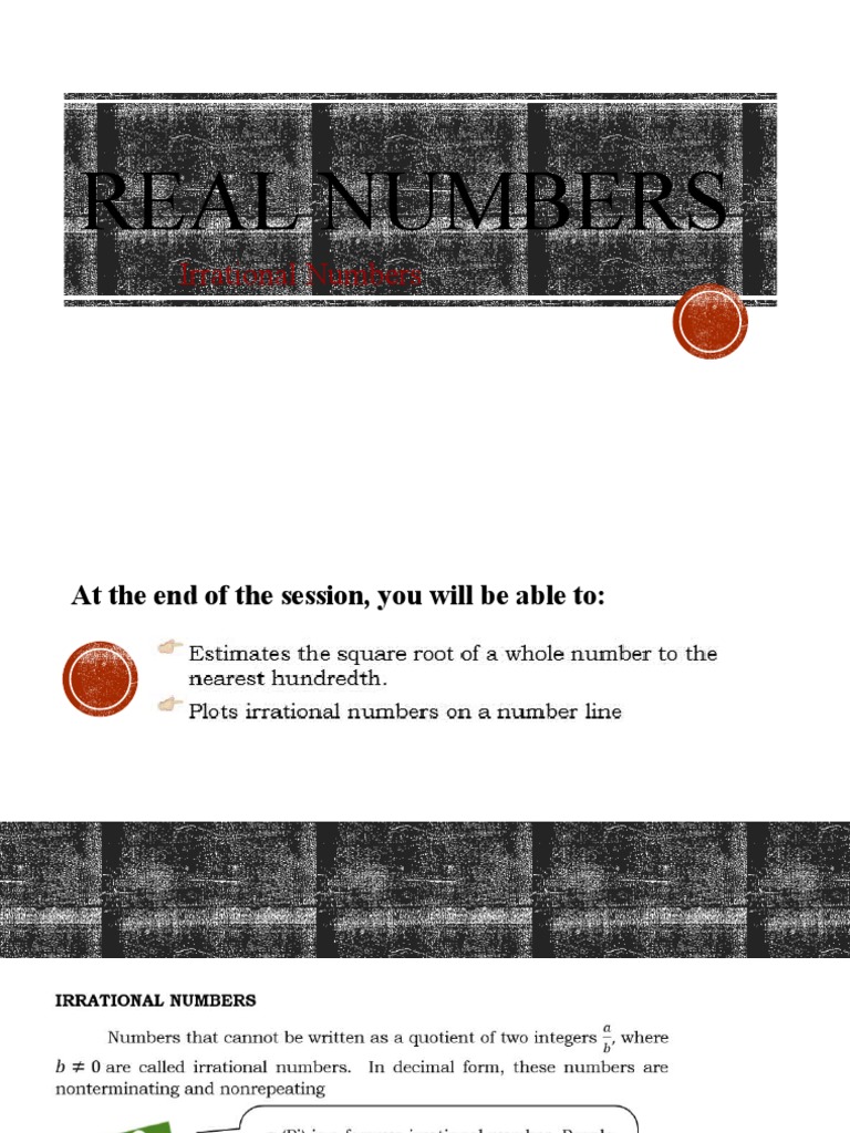 G7Q1 - Week 9.1 Plotting Irrational Numbers Seatwork | PDF | Business