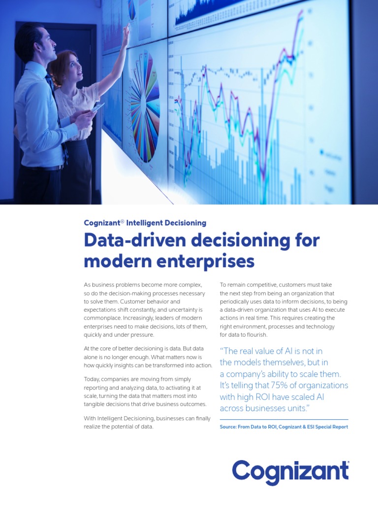 Cognizant Intelligent Decisioning Data Driven Decisioning For Modern Enterprises Brochure | PDF ...