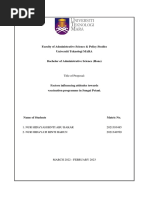 Uitm Cover Page Template | PDF