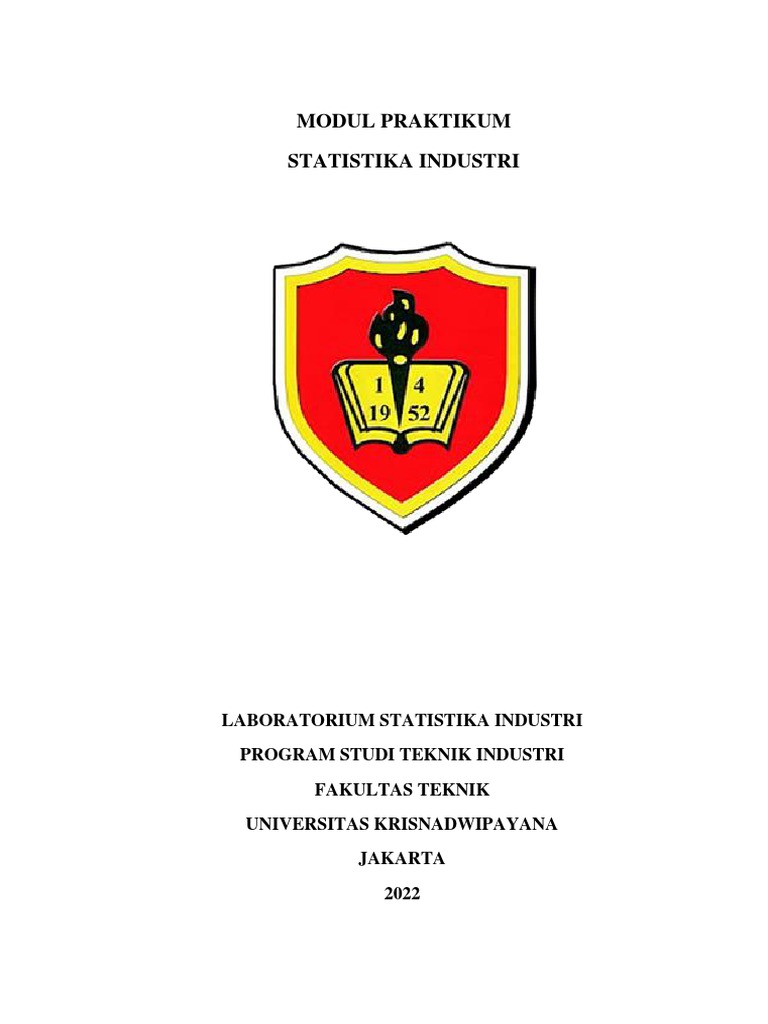 Modul Praktikum Statistika 2022 | PDF