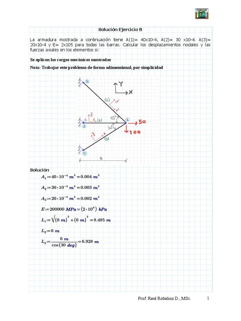 Solucion Ejercicio 8 | PDF | Metrología | Cantidad