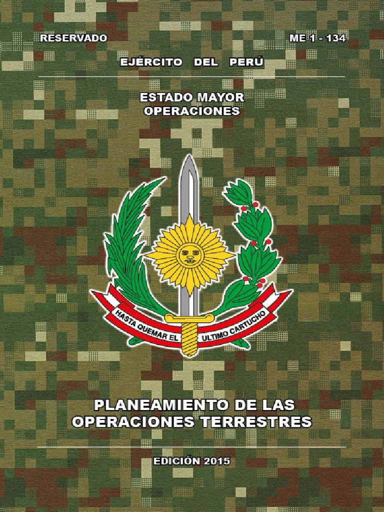Me 1-134 Plmto de Las Operaciones Terrrestres - 2015 | PDF ...