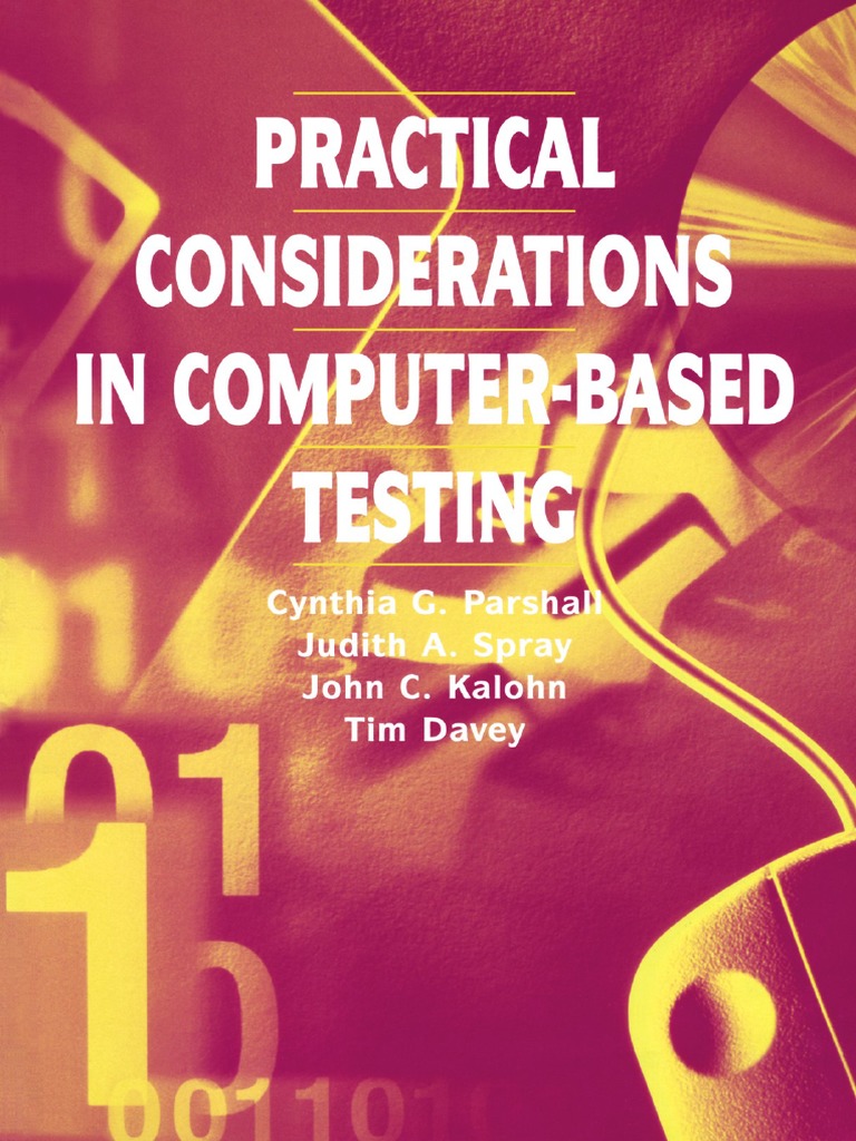Parshall Et Al (2002) Practical Considerations in Computer-Based ...