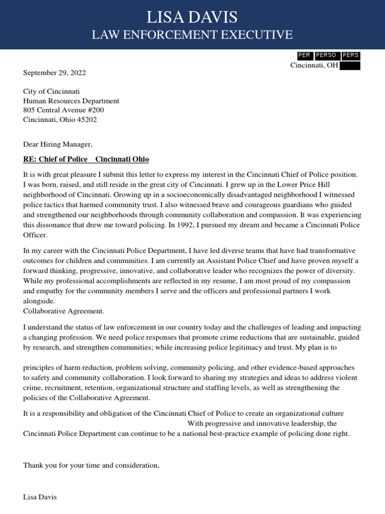 Lisa Davis | PDF | Police | Leadership