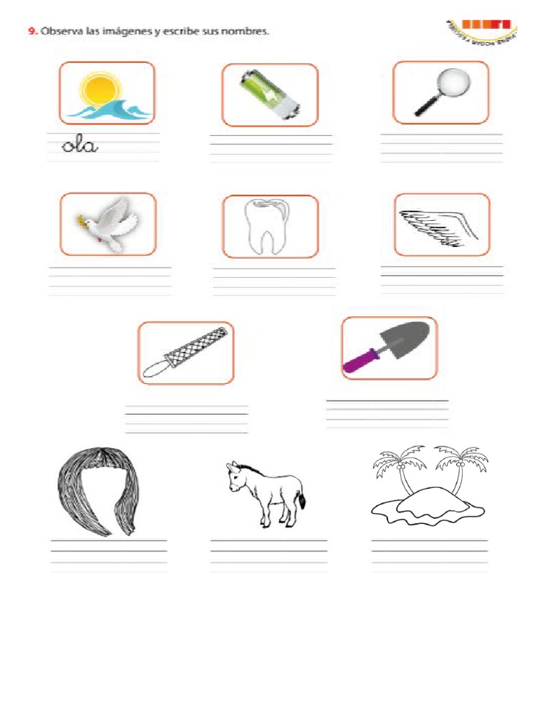 Actividades Con La Letra L | PDF