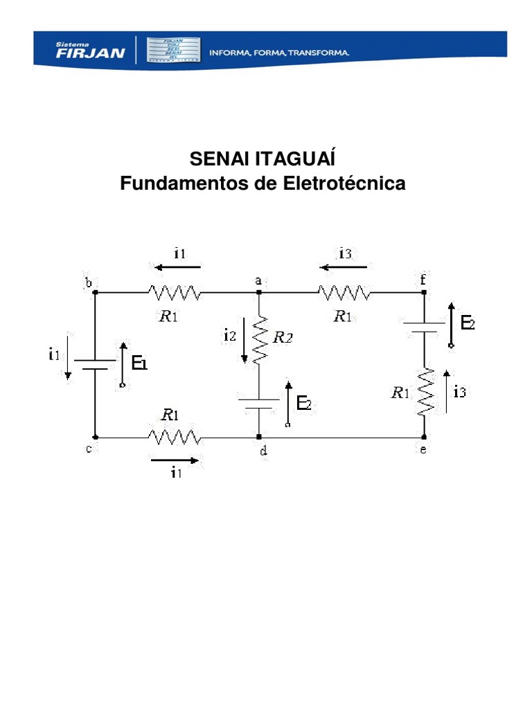 Apostila de Fundamentos de Eletrotécnica | PDF | Circuitos em série e em paralelos | Rede elétrica