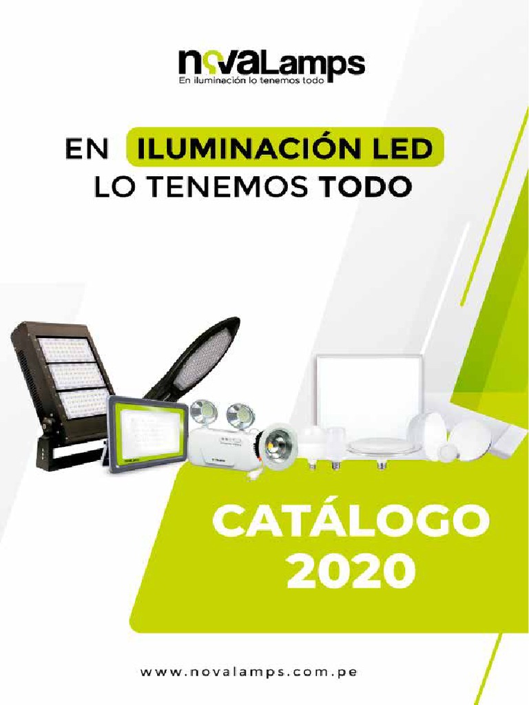 Catalogo Novalamps 20201 | PDF | Diodo emisor de luz | Encendiendo