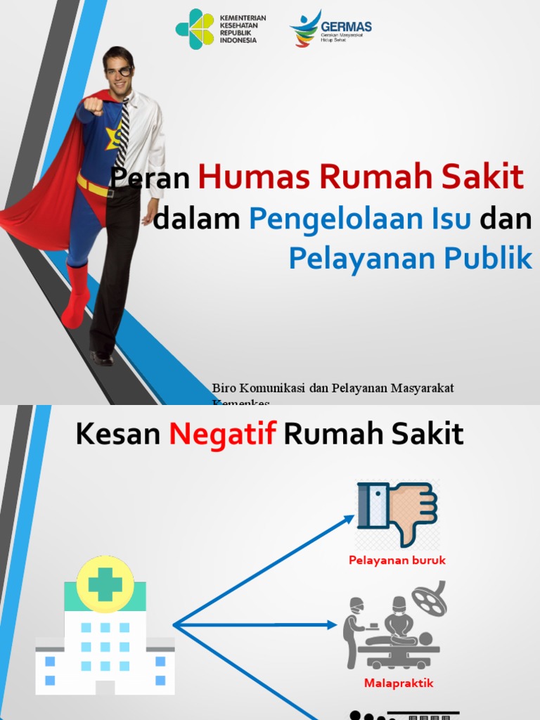 Peran Humas RS Dalam Pengelolaan Isu Dan Pelayanan Publik | PDF