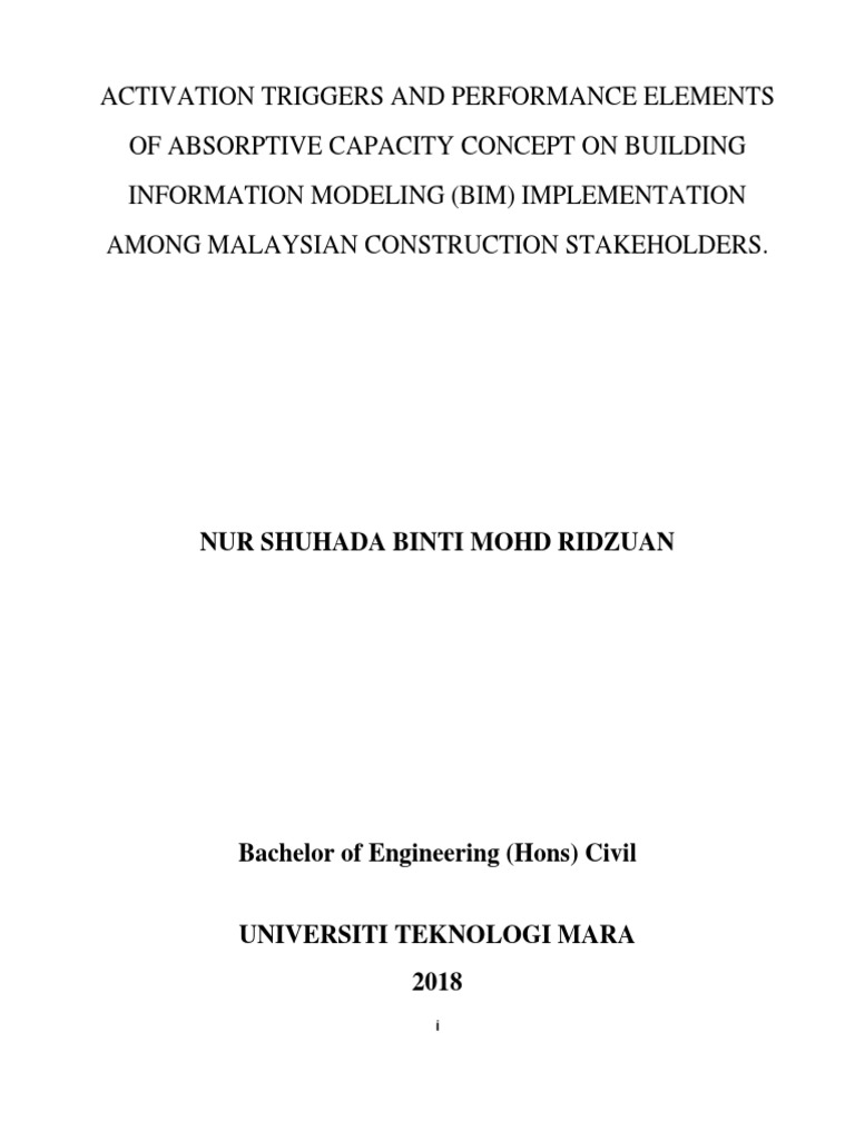Final Report | PDF | Building Information Modeling | Quantitative Research