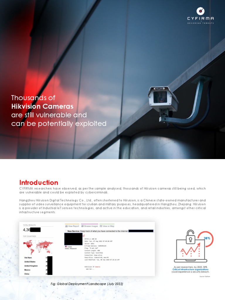 Hikvision Camera Vulnerabilities Exposed | PDF | Cyberwarfare | Security