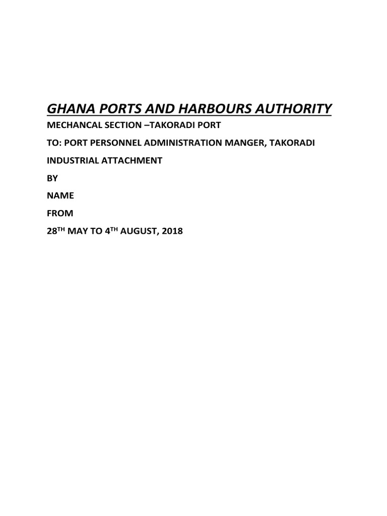 GPHA Industrial Attachment Overview | PDF