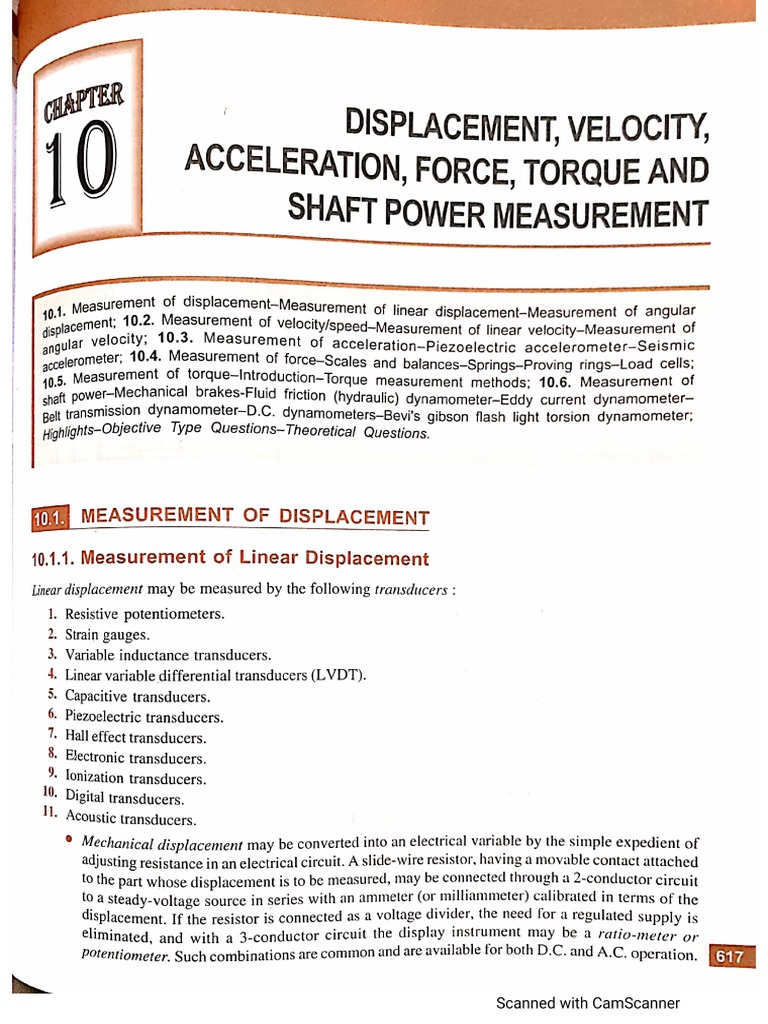 Displacement, Velocity, Acceleration Notes | PDF