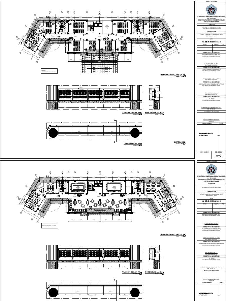 Ars Q Rencana Railing Dan Detail Blok B 261122 | PDF