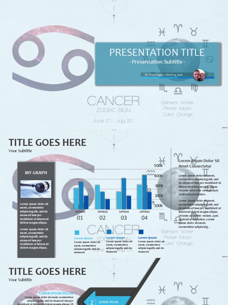 Cancer PowerPoint Template by SageFox v39.0313192 | PDF