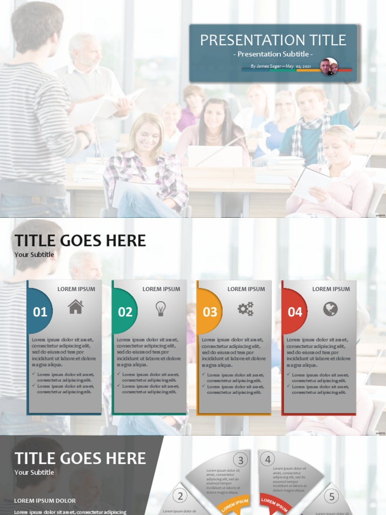 Classroom PowerPoint Template Free by SageFox v26.0502186 | PDF