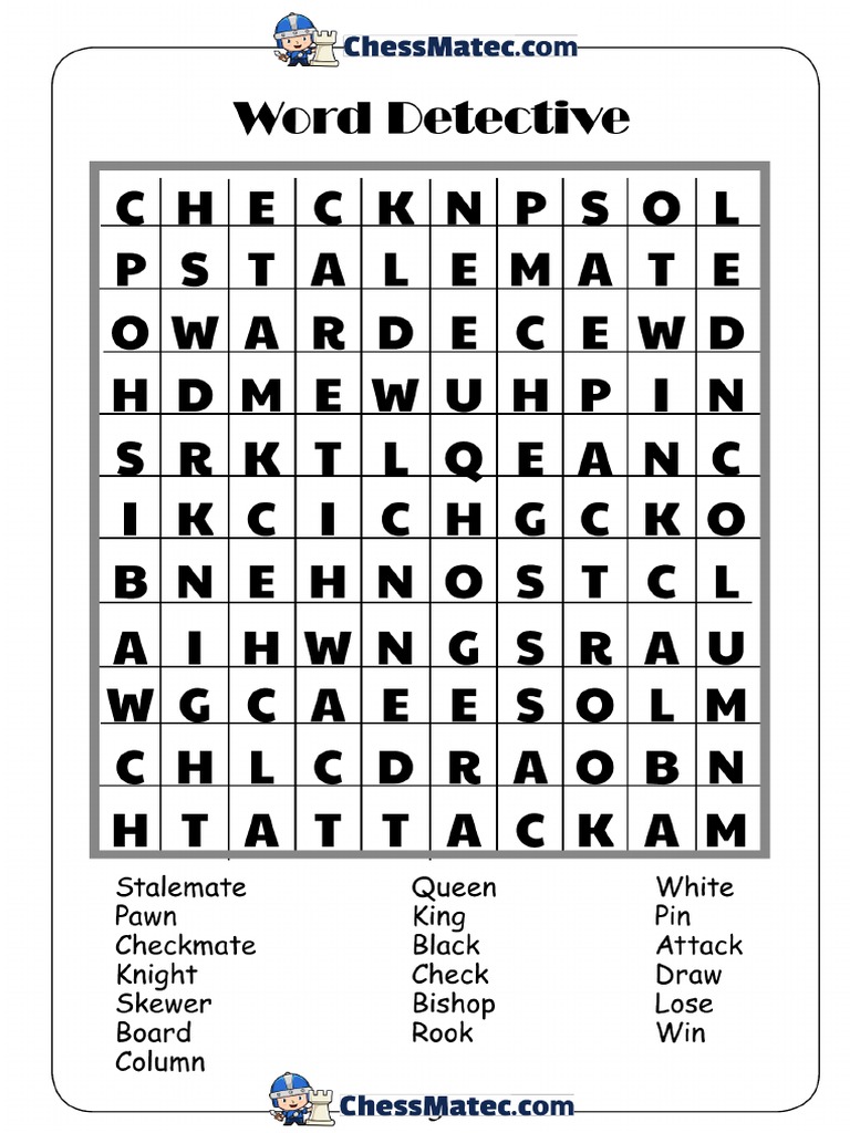 ChessMatec - Word Search Hard | PDF