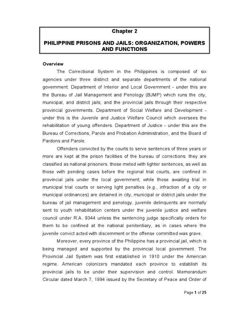 Chapter 2 Lesson 1 | PDF | Prison | Public Law