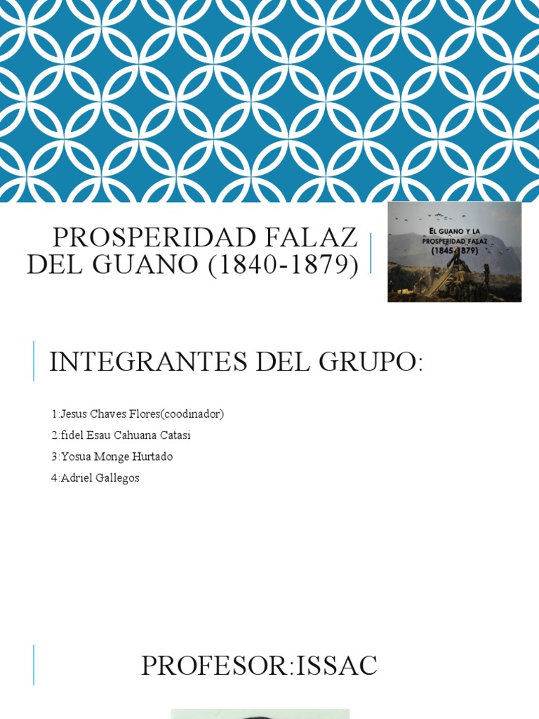 Prosperidad Falaz del Guano (1840-1879) | PDF | Perú | Economias