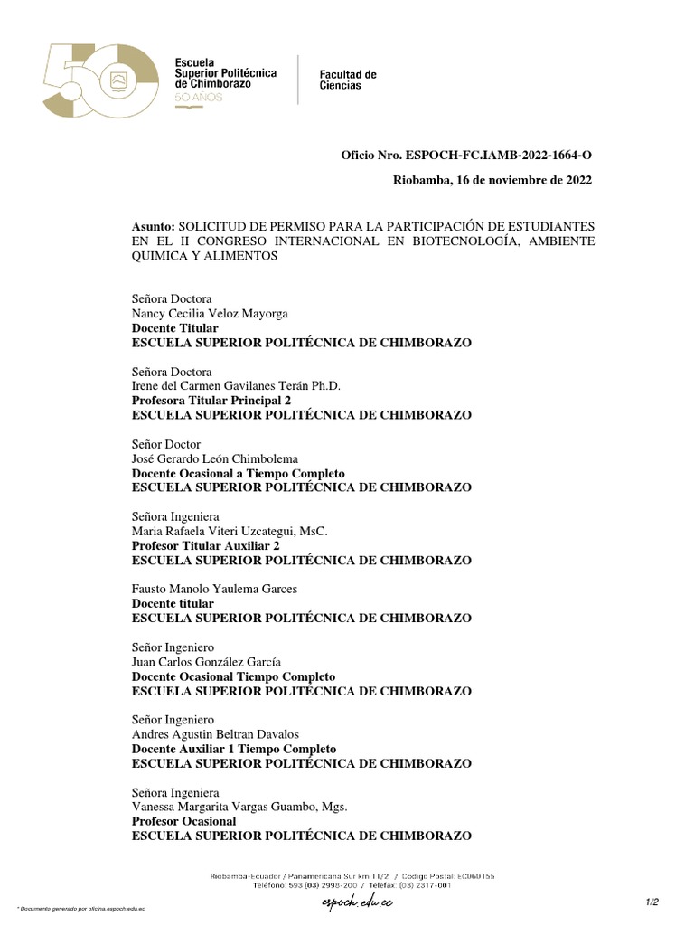 Espoch FC - Iamb 2022 1664 o | PDF