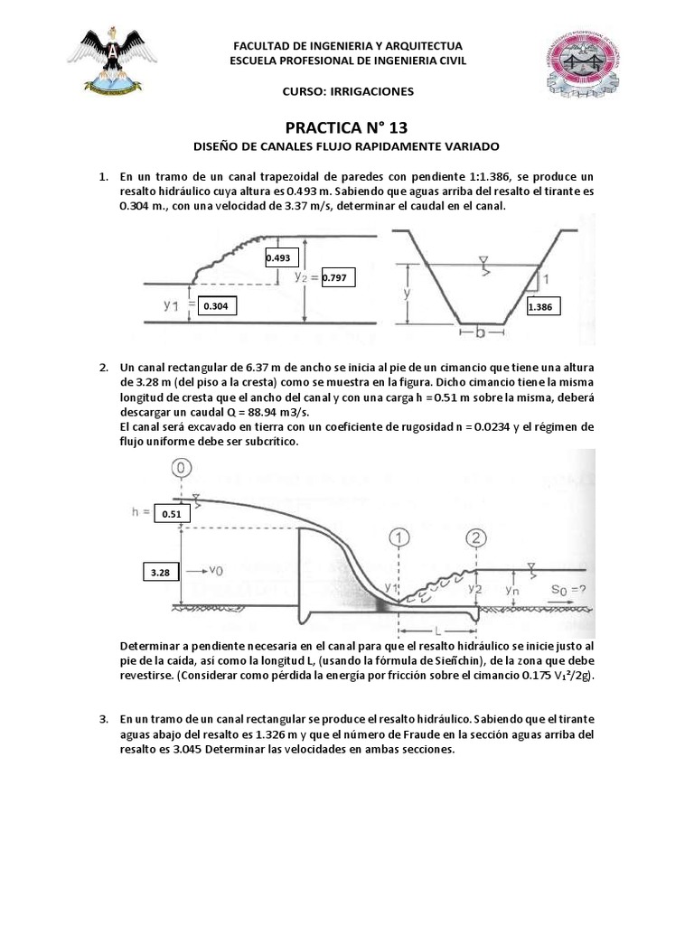 Asfasfasf | PDF | Canal | Ingeniería mecánica