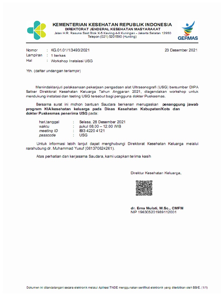 Workshop Instalasi USG 2021 | PDF